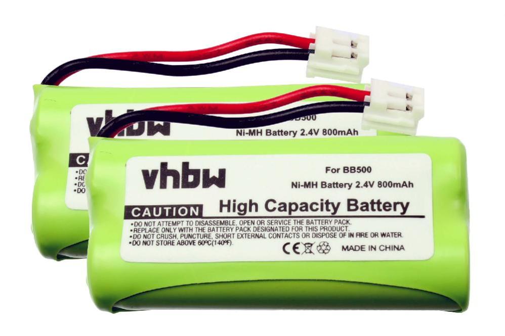 Vhbw 2x Batterie compatible avec South Western Bell 2300, 2100 ...