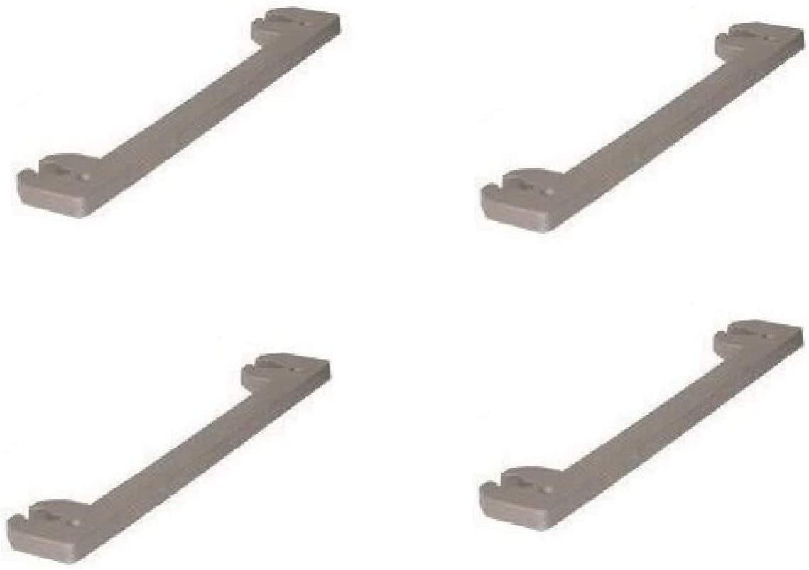 4PZ di staffe supporti laterali in plastica rinforzata per scolapiatti ...