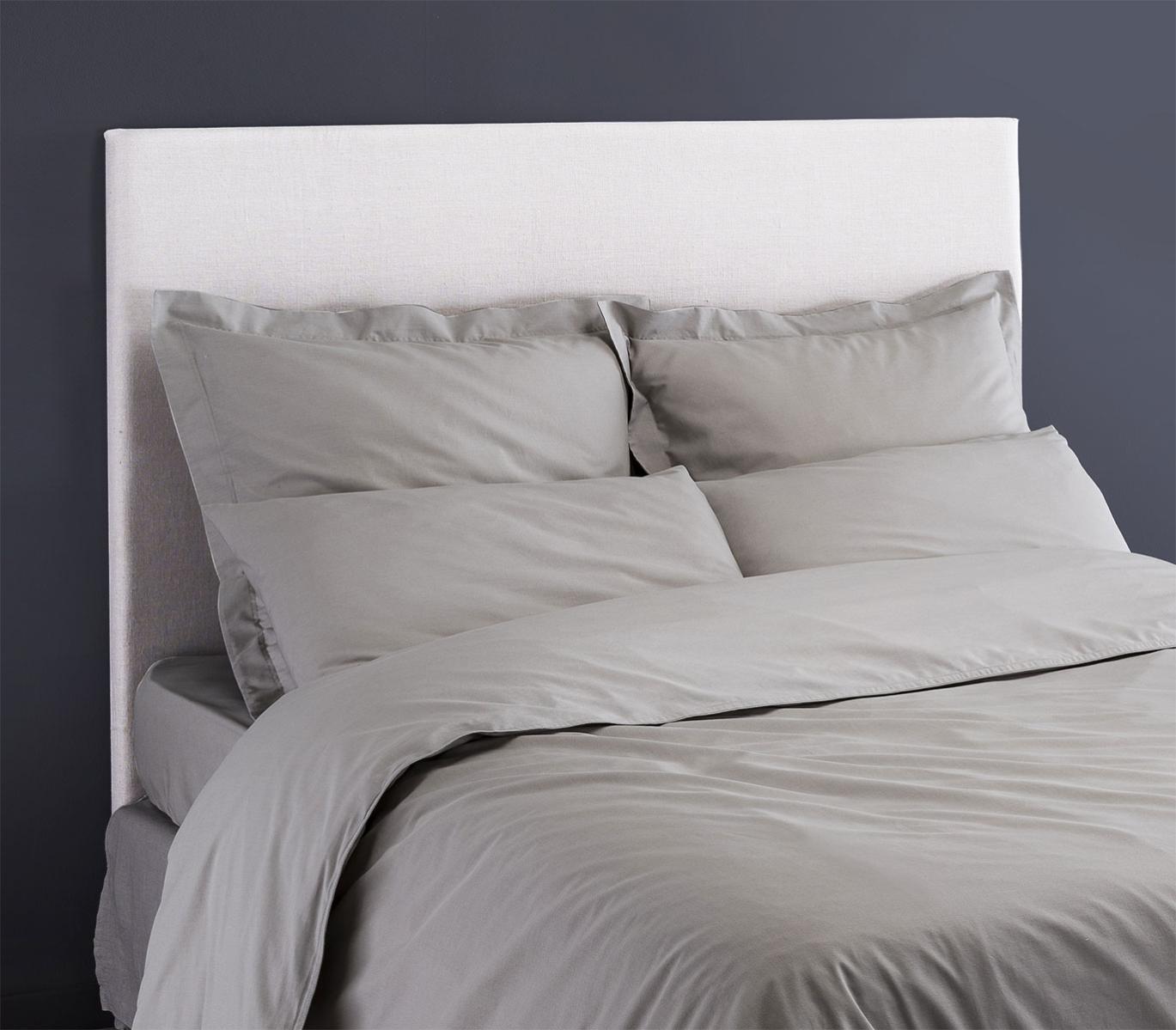 Tête de Lit en Lin Lavé - Blanc - 180x120 cm - Lin | Leroy Merlin