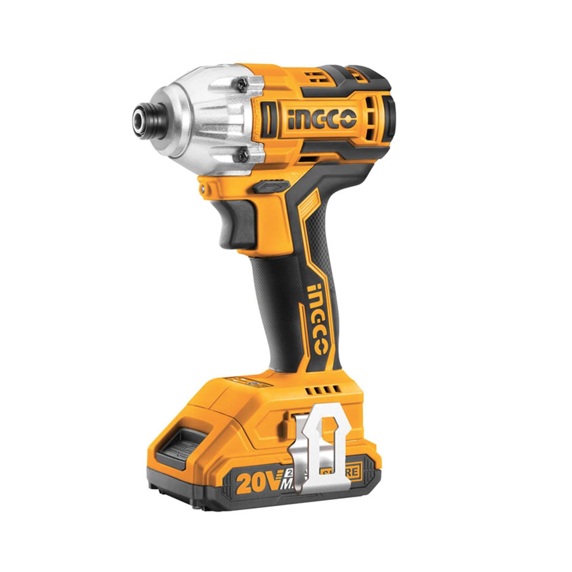 AVVITATORE AD IMPULSI 20V 2 BATTERIE SISTEMA BATTERIA UNIVERSALE P20S ...