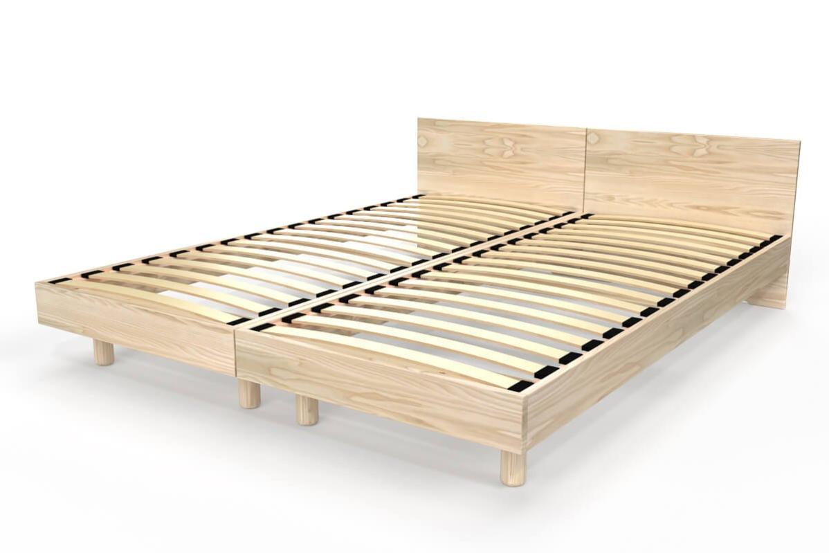Letti gemelli in legno massiccio con testiere Twin, Colore: Vernice ...