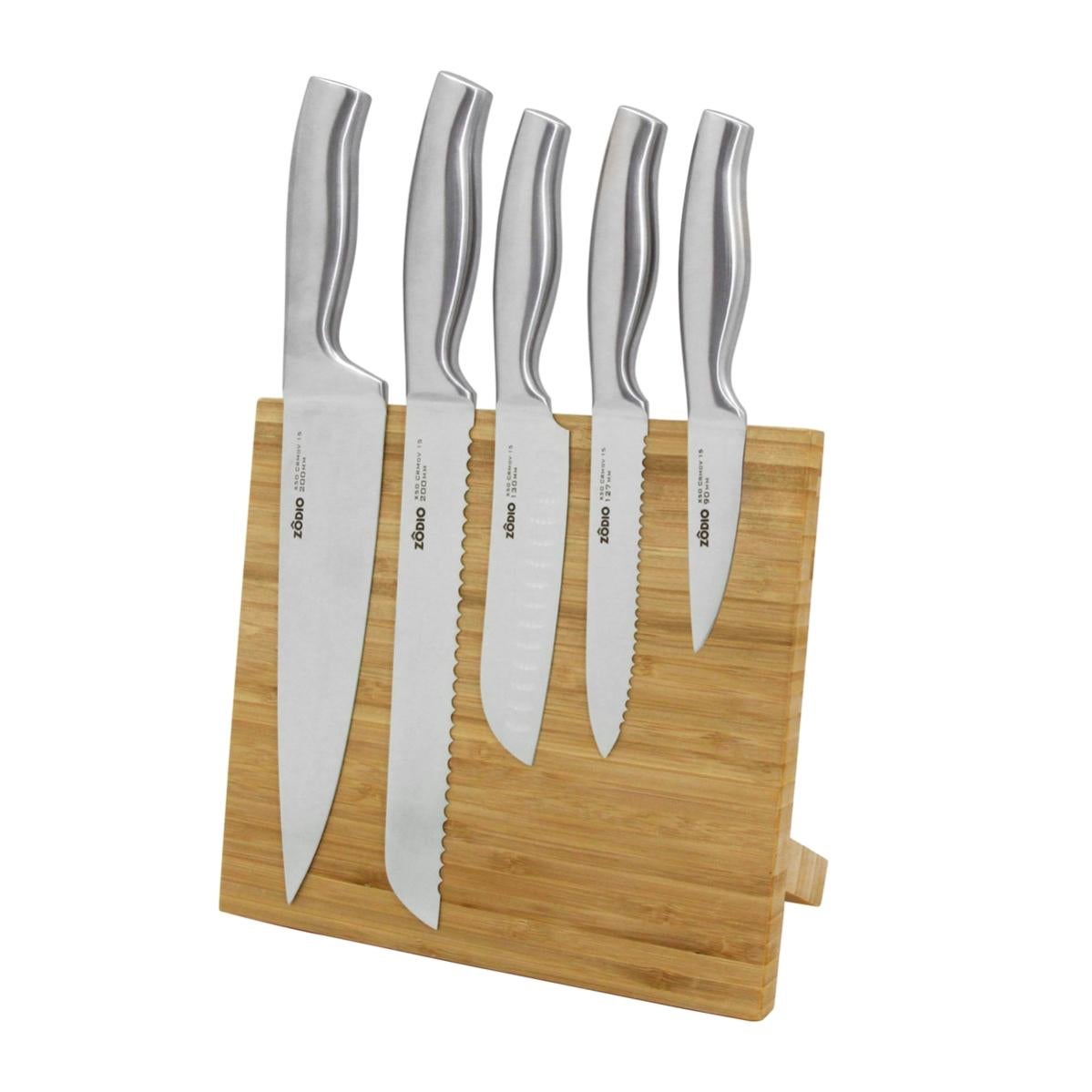 Bloc Design 5 couteaux en bambou | Leroy Merlin
