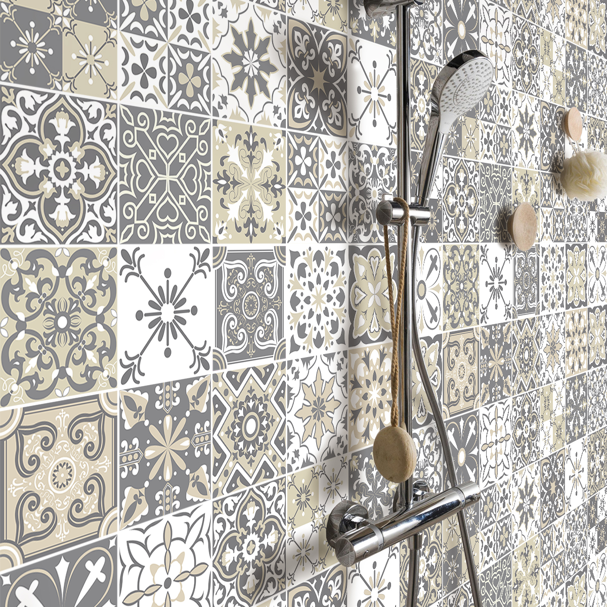 Stickers muraux - Sticker Mural Carrelage adhésif Cuisine Salle de Bain ...