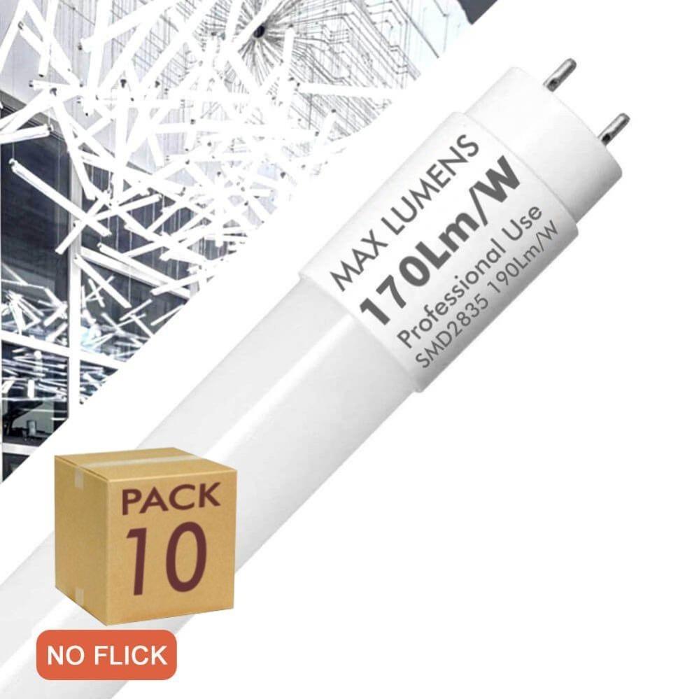 Pack x10 Tubo LED 150cm Cristal 25W, SMD2845, 170 Lm/W, 4200Lm, 4000k ...