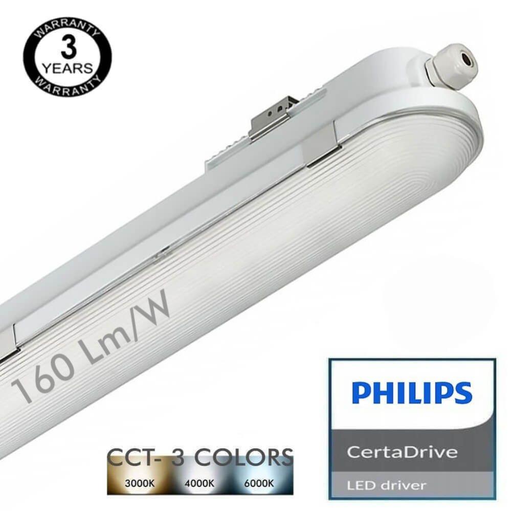 Plafoniera Led Stagna PHILIPS Certadrive, Apparecchio a soffitto, Luce ...