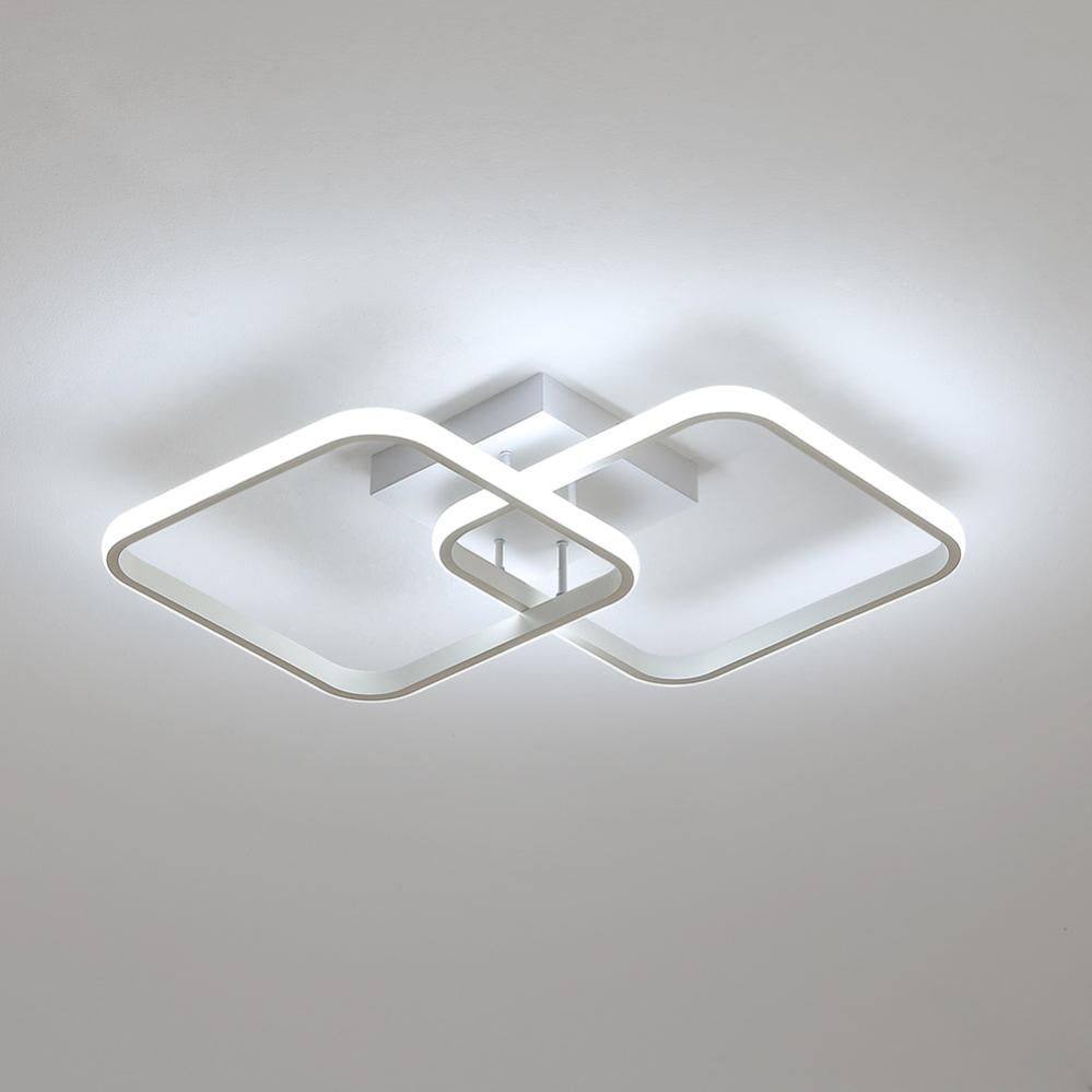Plafón cuadrado moderno LED de techo acrílico 42 W para cocina, comedor ...