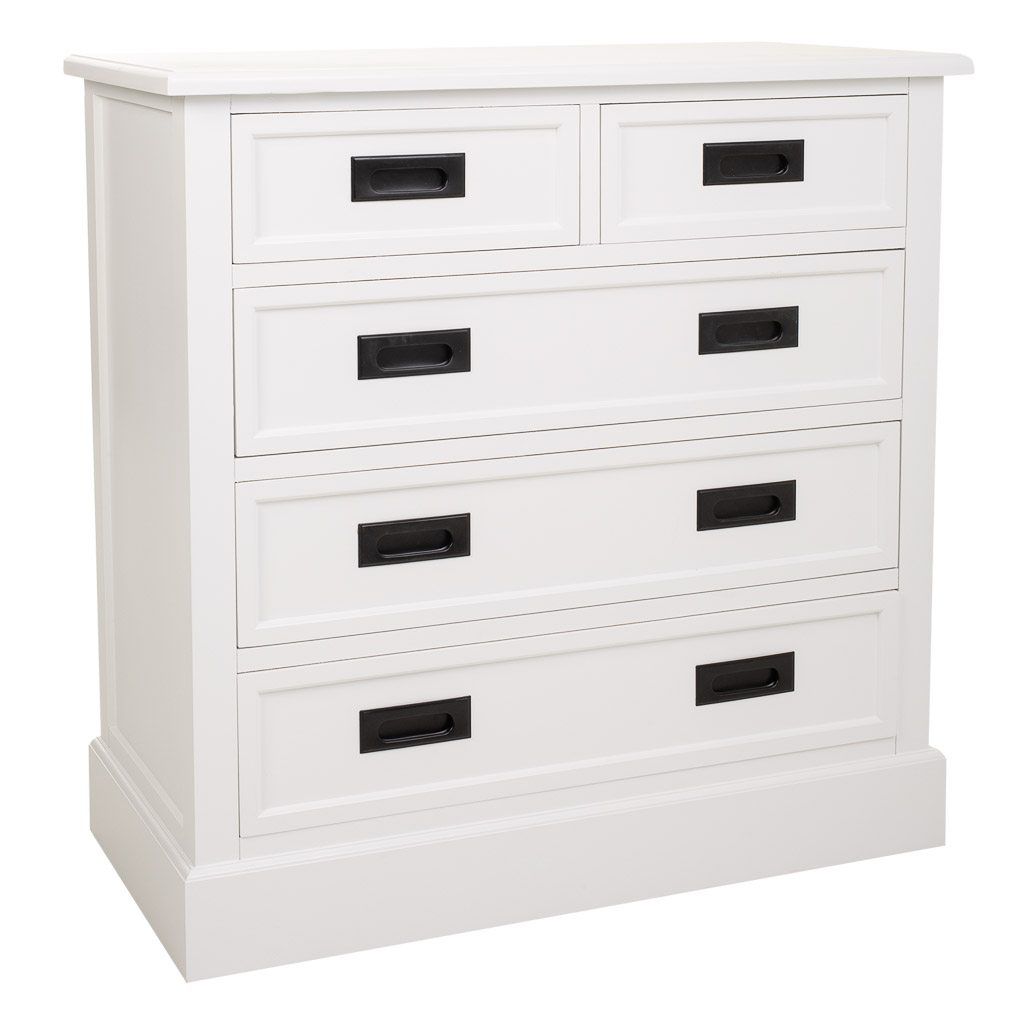 Commode blanche 80x40x80,5 cm | Leroy Merlin
