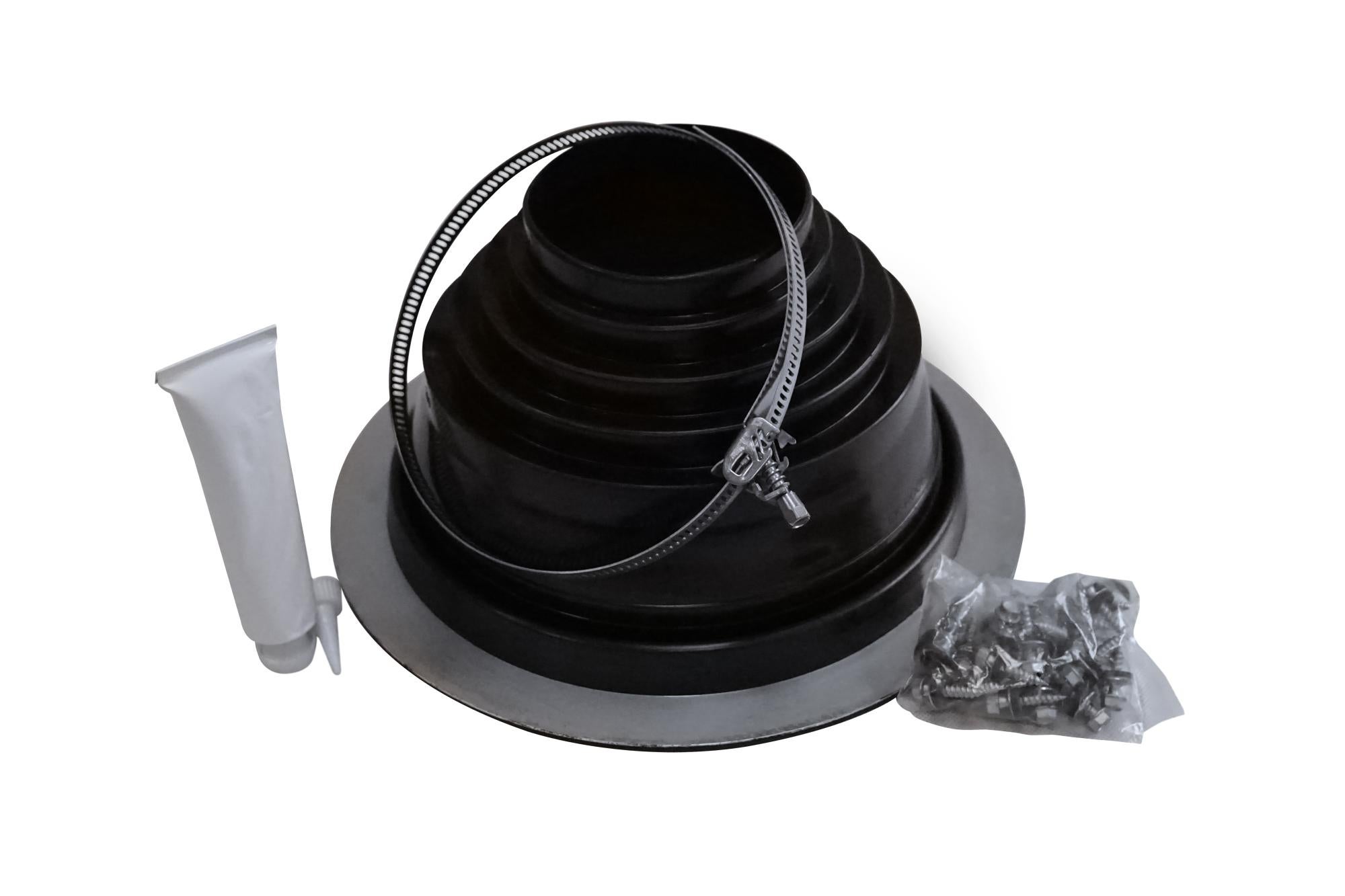 Solin Flexub en kit toit bac acier embase ronde Ø 110 à 200mm | Leroy ...