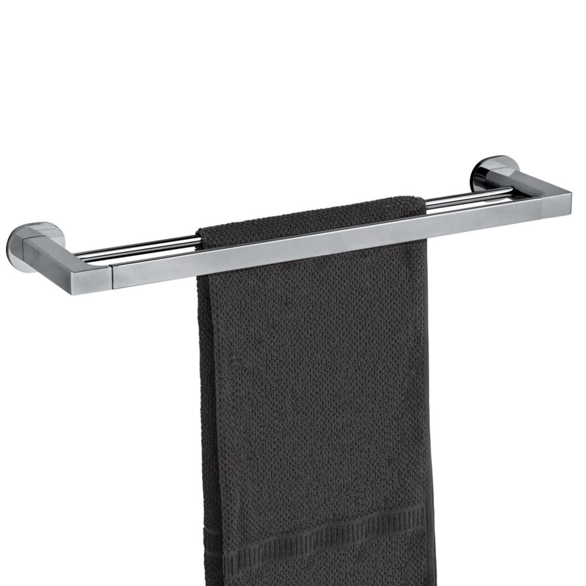 Porte-serviettes double MARIBOR, 60 cm, sans perçage UV-Loc, WENKO ...