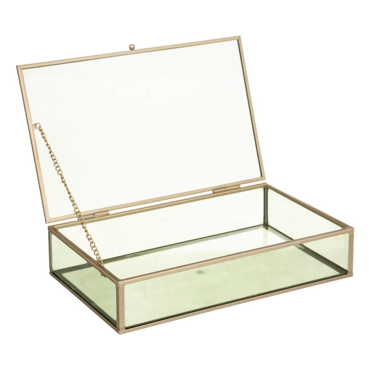 Récipient en verre pour petites choses, 23 x 15 x 5 cm, Atmosphera ...