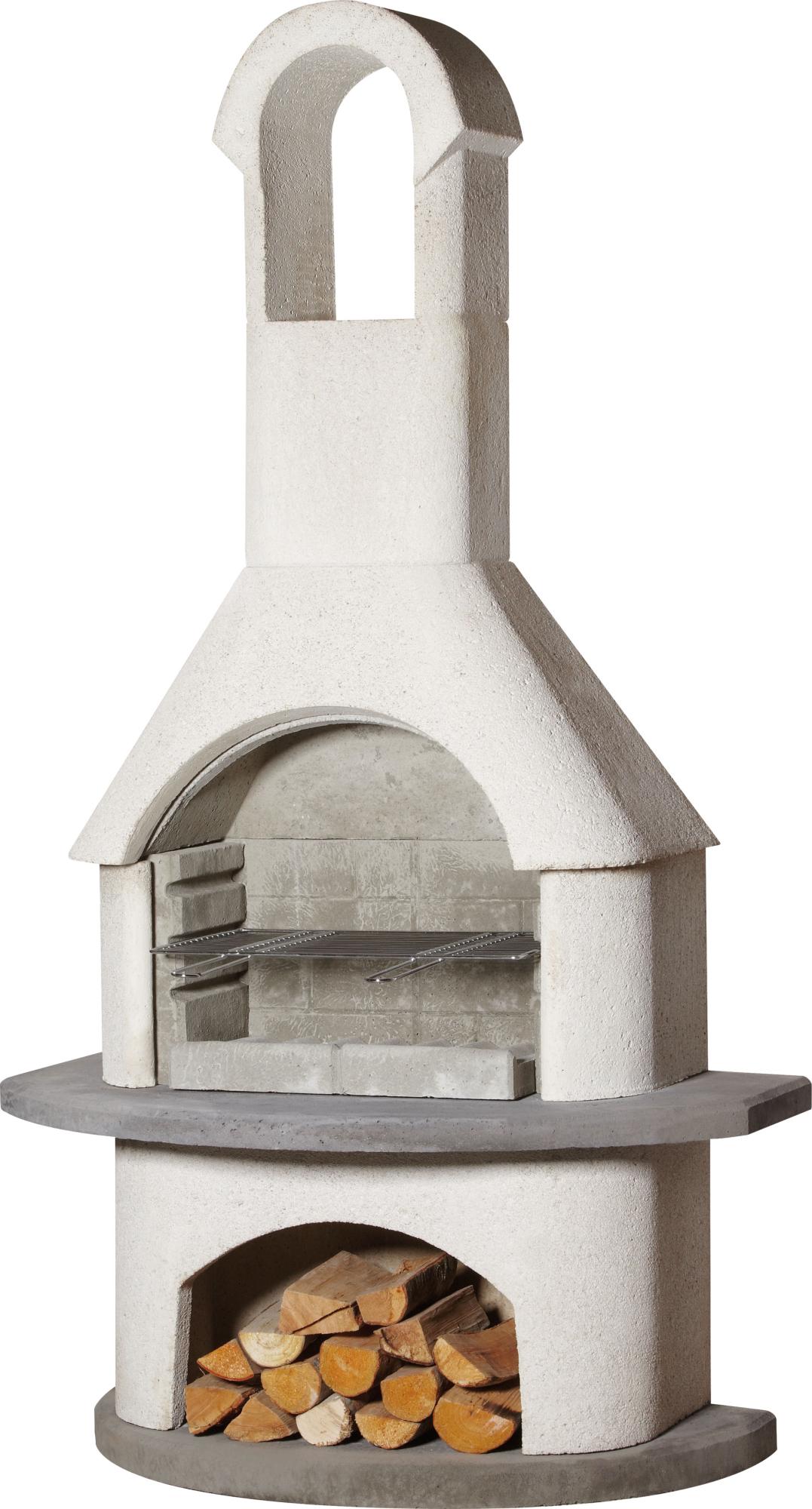 Barbecue béton Buschbeck Valencia dimensions 110 x 65 x 203 cm poids ...