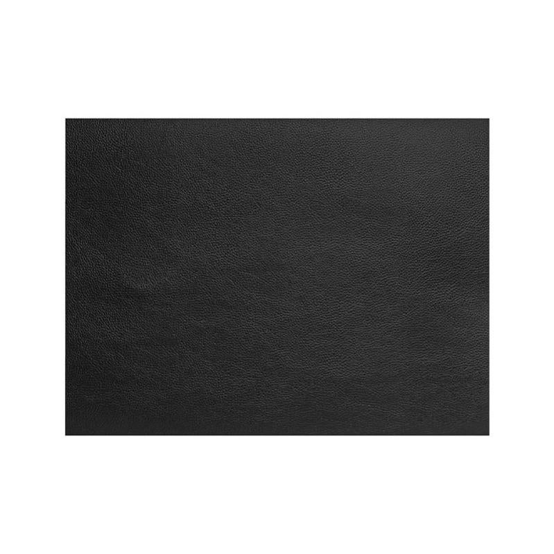 Mantel individual rectangular cuero negro granulado 45 x 30 cm] | Leroy ...