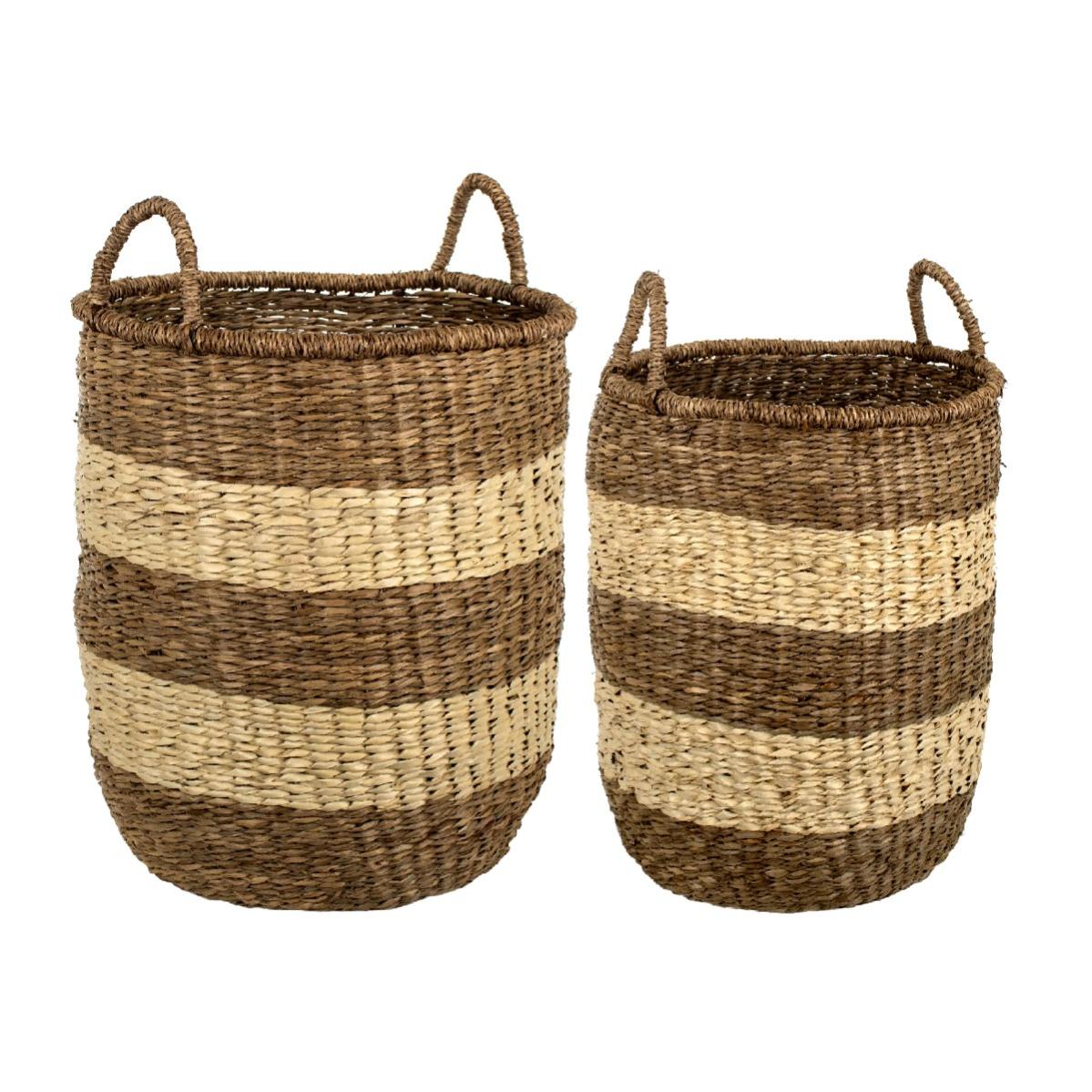 Paniers SET 2 u Signes Grimalt By Sigris Brun | Leroy Merlin