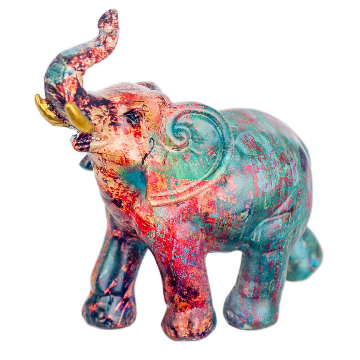 Signes Grimalt By SIGRIS - Figura Elefante Rojo de Resina | Figura de ...