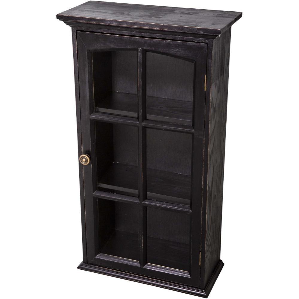 Vitrine à suspendre en bois 40 x 18 x 70 cm Antic Line Créations ...