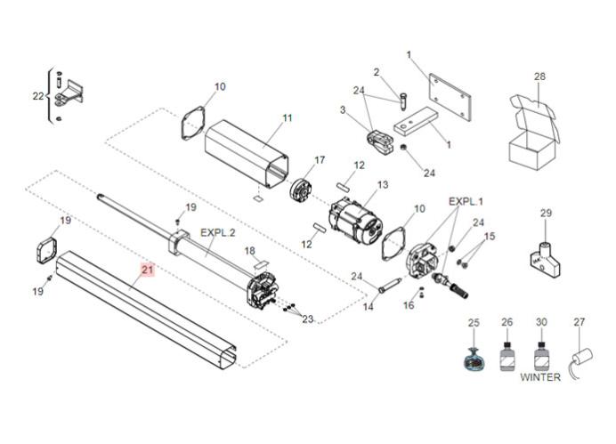 Carter Per Motore 402 Ricambio Originale FAAC 7272085 | Leroy Merlin