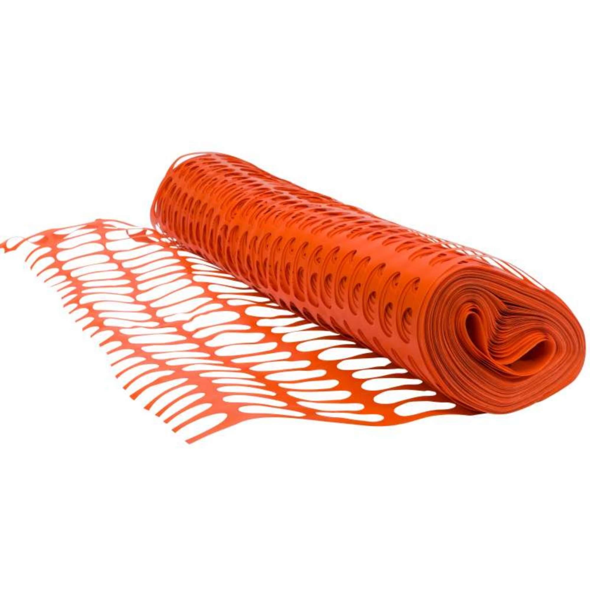 Grillage orange de balisage de chantier Rouleau 1x50m Werkapro | Leroy ...