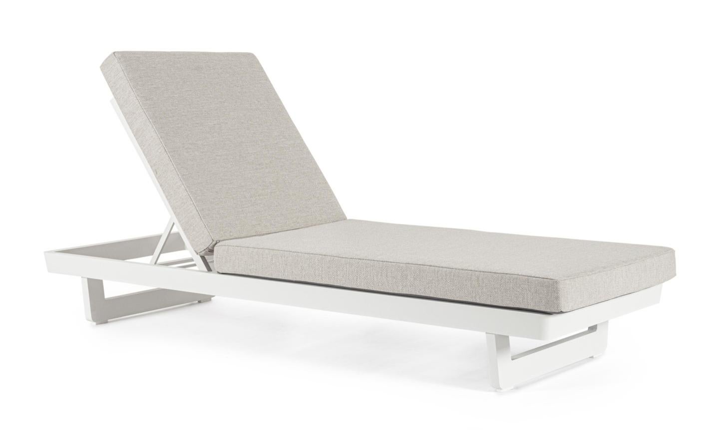 LIT INCLINABLE SIMPLE AVEC COUSSINS AVEC ROUES INFINITY BLANC EN ...