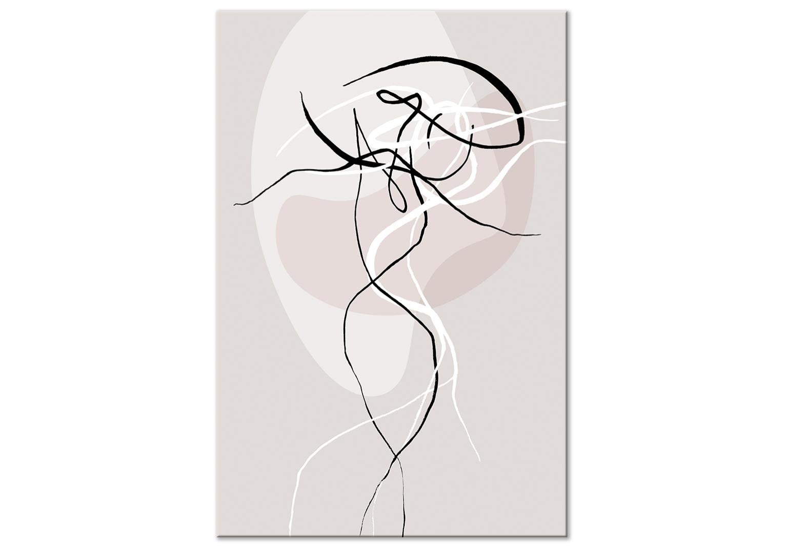 Tableau - Beige Energy (1 Part) Vertical L x H en cm 80x120 | Leroy Merlin