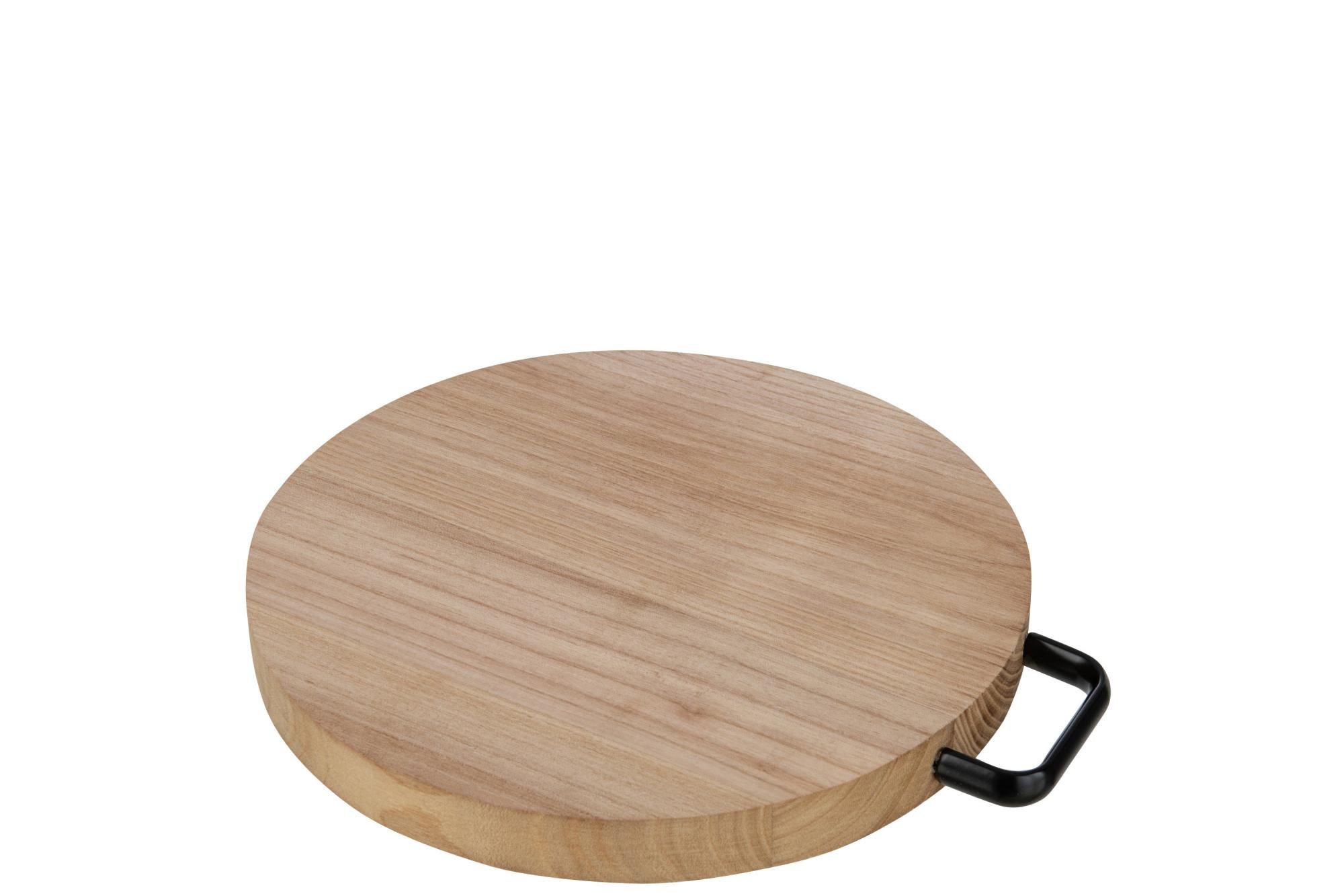 Planche ronde bois naturel small H. 3cm | Leroy Merlin