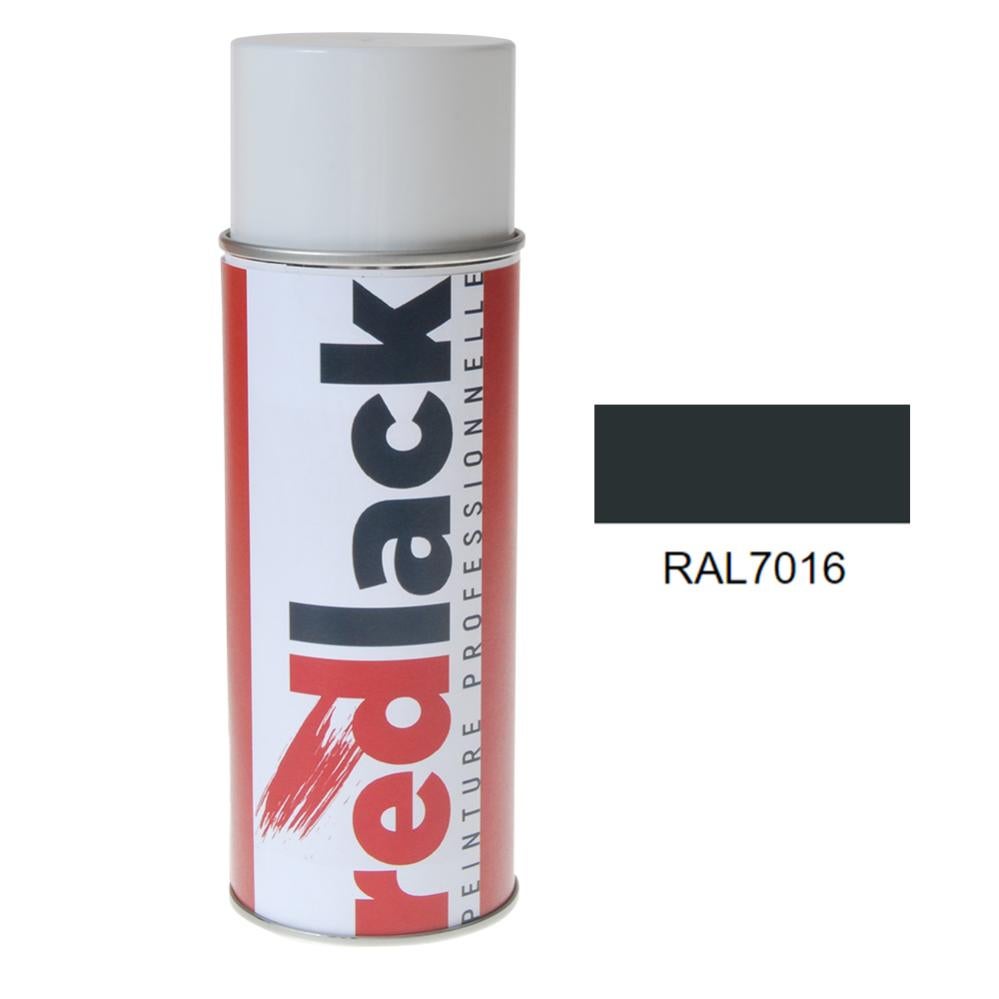 Redlack Peinture aérosol RAL 7016 Mat multisupport | Leroy Merlin