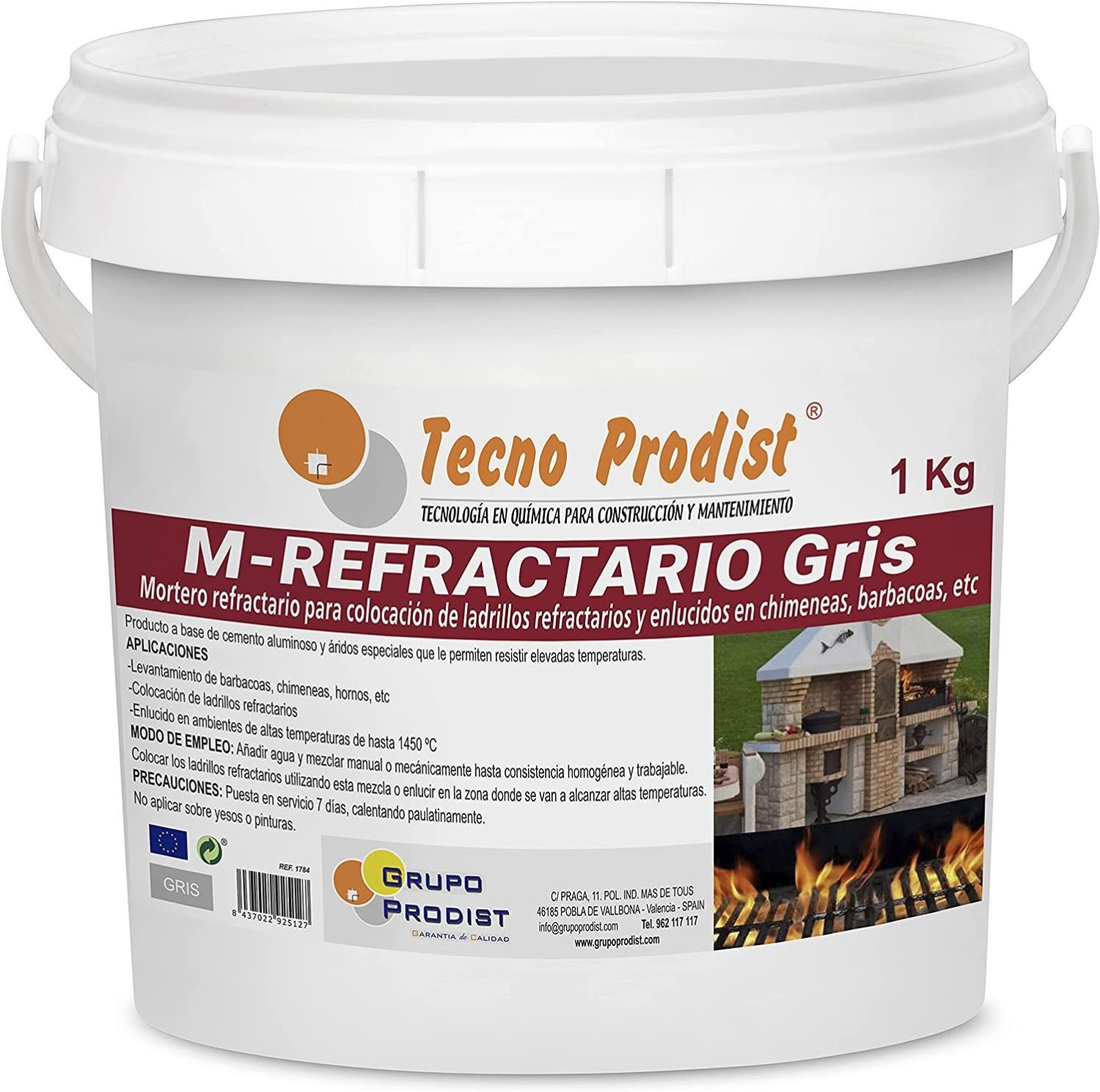M-REFRATTARIO GRIGIO di Tecno Prodist - Malta refrattaria per mattoni ...