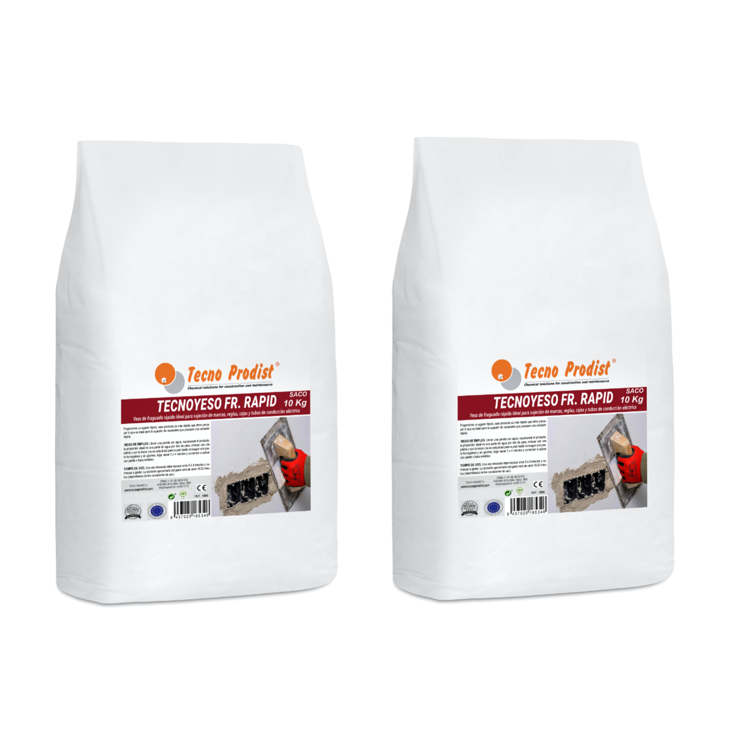 TECNO YESO RAPID da Tecno Prodist - Gesso de fixação rápida - Para ...