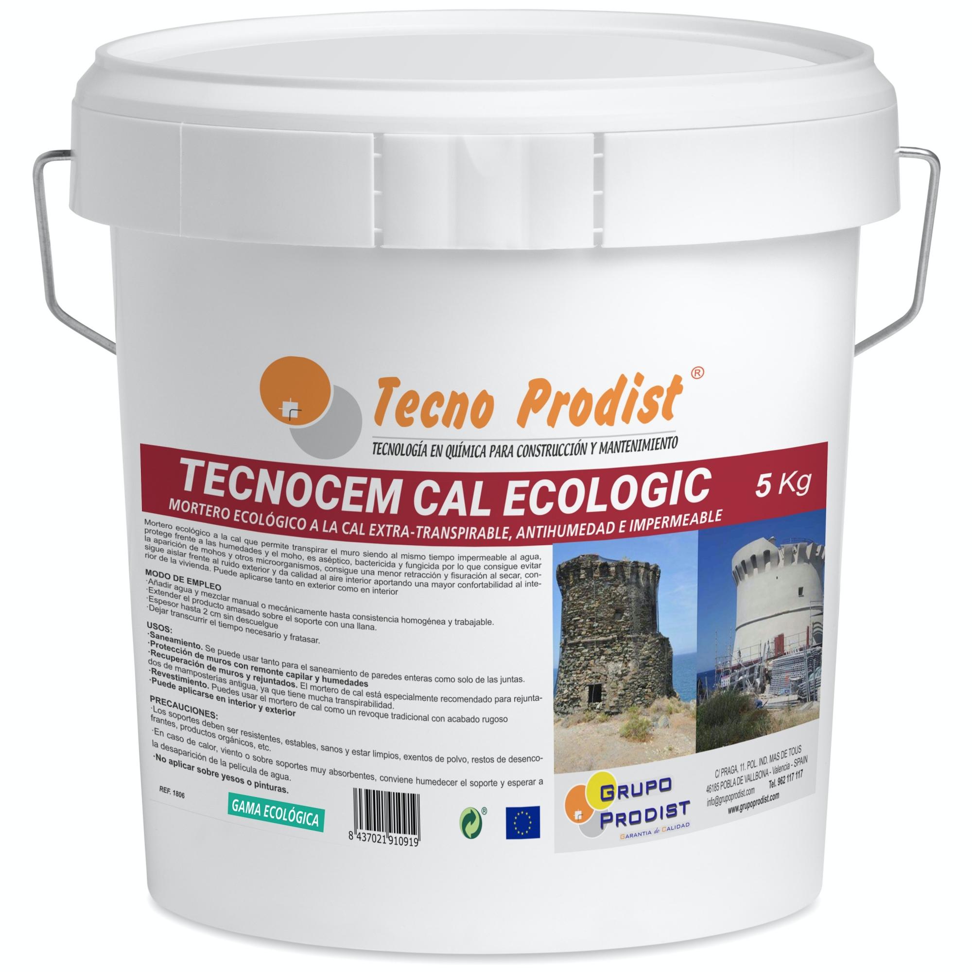 TECNOCEM CAL ECOLOGIC de Tecno Prodist - Mortero a la cal ecológico ...