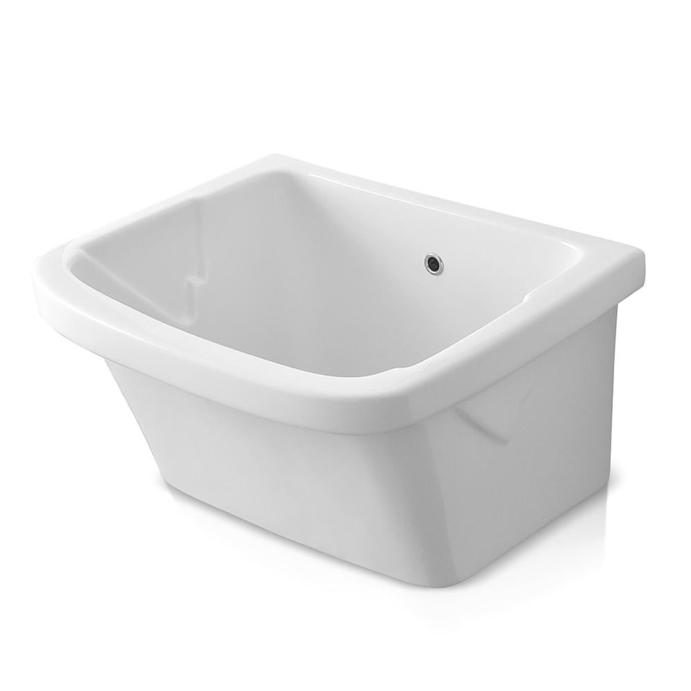 Vasca lavatoio 60x50 cm in ceramica bianca | Leroy Merlin