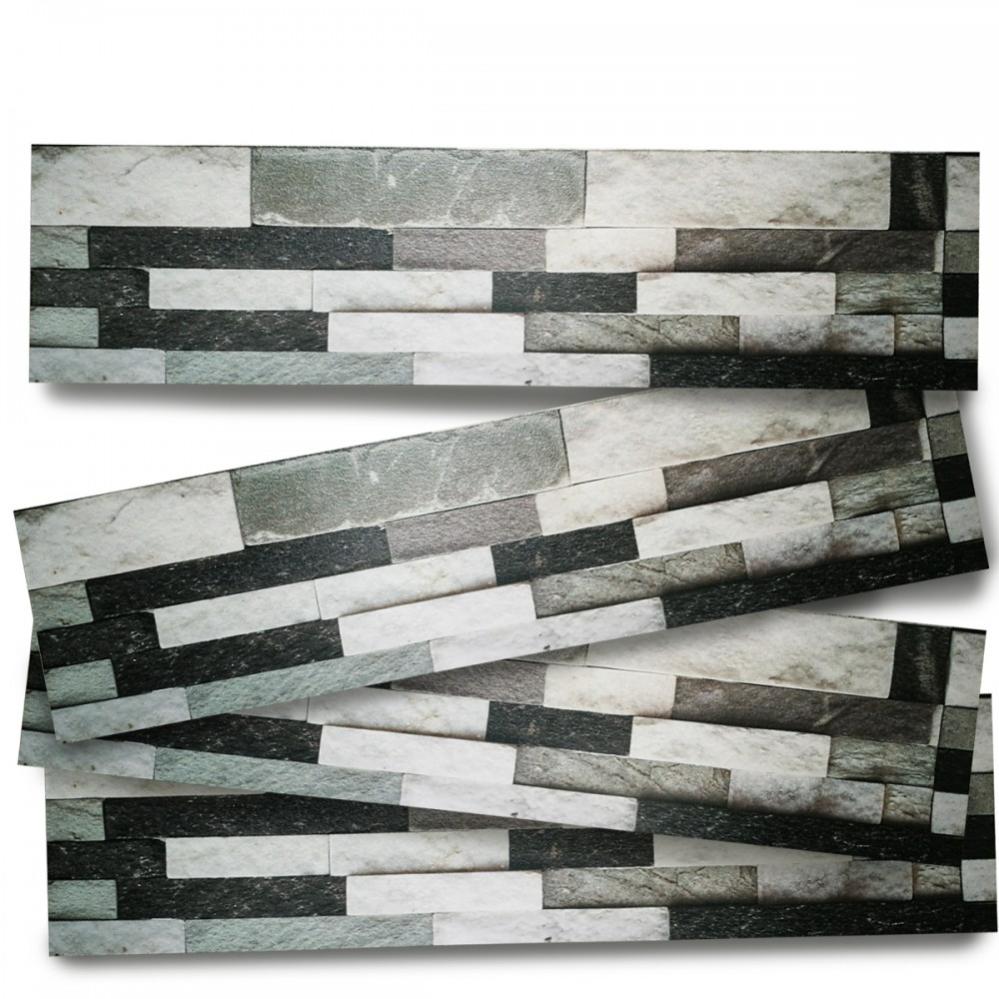 PIETRA MIX Pannello Finta Pietra In EPS Resinato Listello Misura 100x25 ...