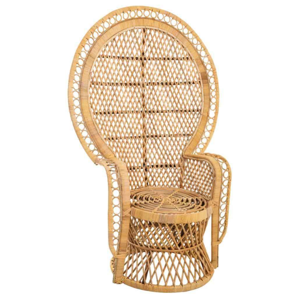 Sillon vintage de bambu peacock | Leroy Merlin