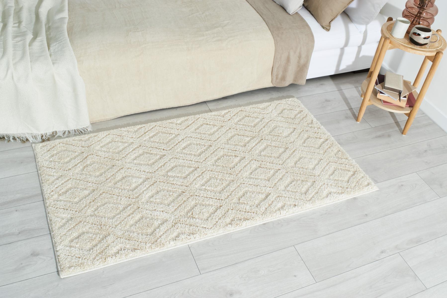 Tapis salon - Beige - HARMONIE - 80x150 cm | Leroy Merlin