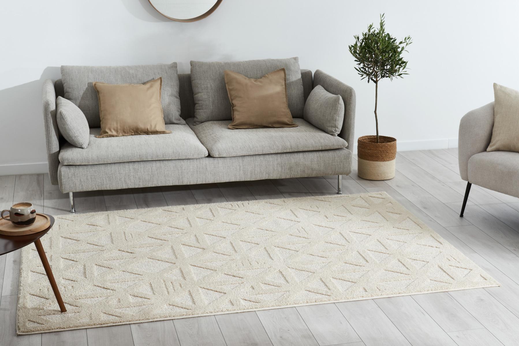 Tapis salon - Beige - HARMONIE - 200x290 cm | Leroy Merlin