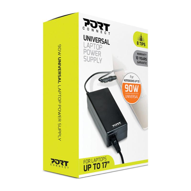 Alimentation pc 19 v 90w universelle avec 8 embouts Port Designs 900007 ...
