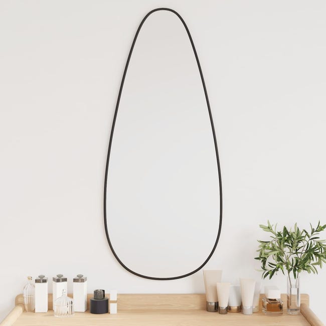 Miroir mural Noir 80x35 cm vidaXL | Leroy Merlin Miroir mural Noir 80x35 cm vidaXL | Leroy Merlin