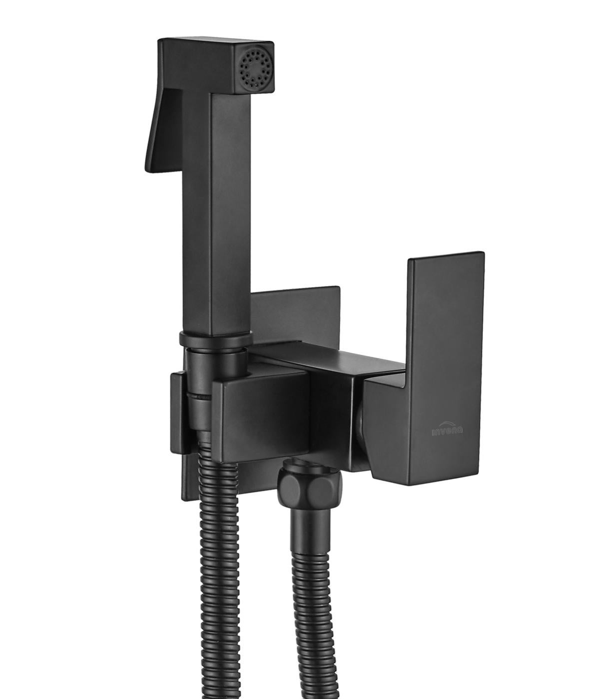 Ducha Inodoro Negro Forma Cuadrada Monomando | Leroy Merlin