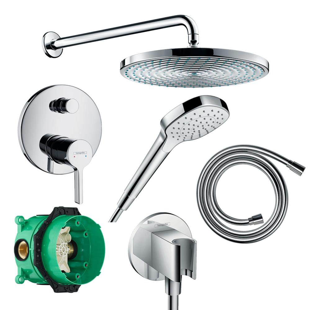 HANSGROHE Lot douche de tête Raindance et façade mitigeur ...