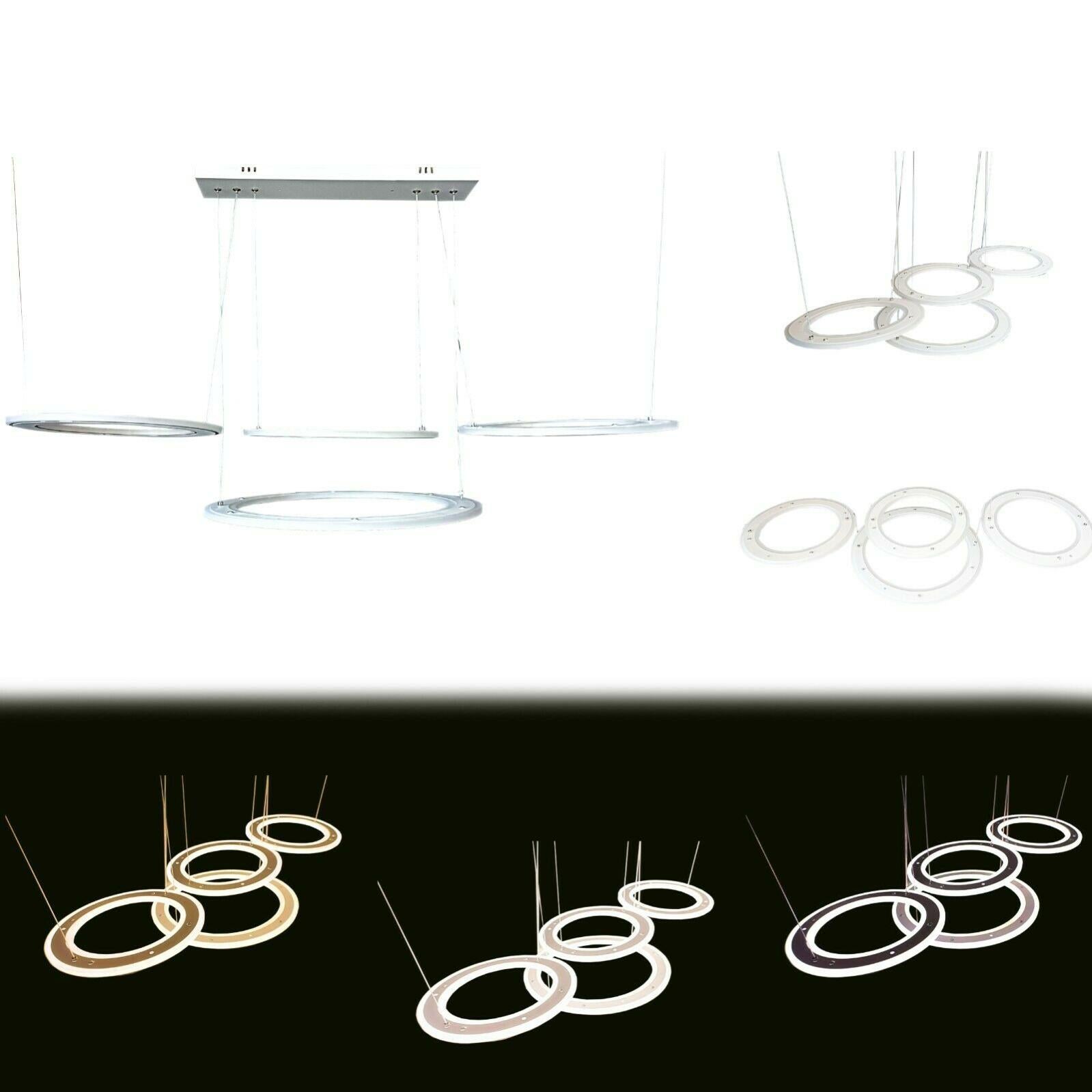 Lampadario led a sospensione con 4 cerchi | Leroy Merlin