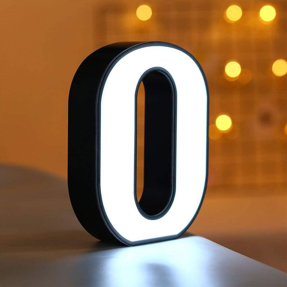 Lettere Alfabeto e Numeri Luminosi Grandi a Led - O | Leroy Merlin
