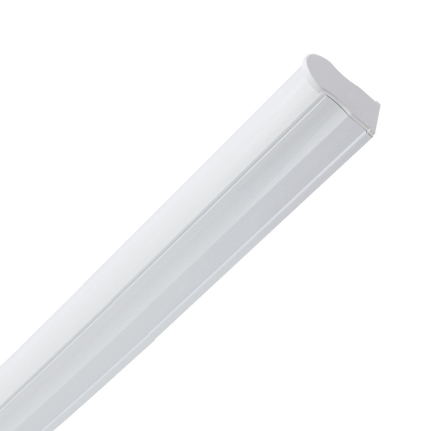 Ledkia Regleta LED 120 cm 18W Batten PRO Enlazable Blanco Cálido 3000K ...