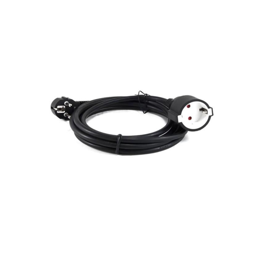 Ledkia Alargador Eléctrico 10m 3x1.5 mm Negro | Leroy Merlin
