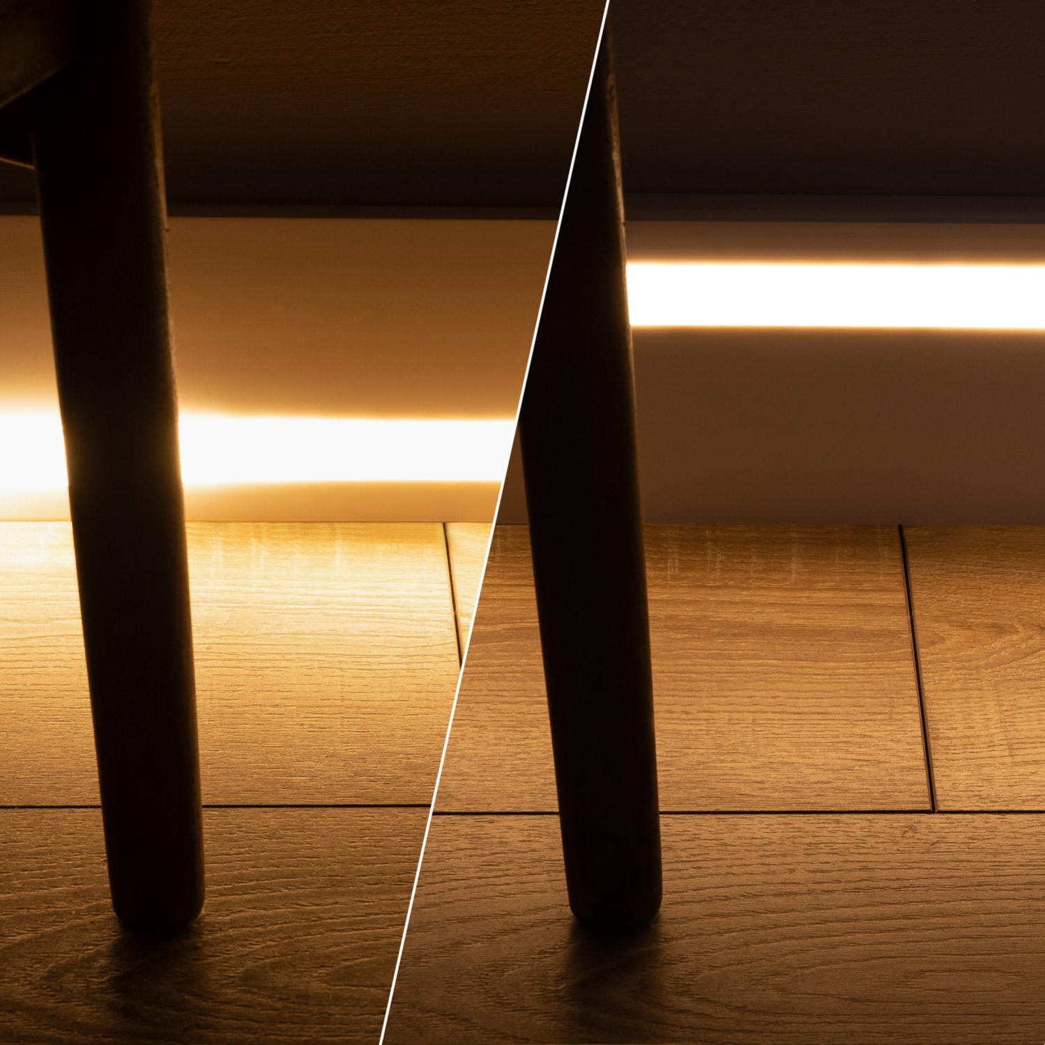 Ledkia Modanatura Zoccolo per Striscia LED Classic 8m | Leroy Merlin