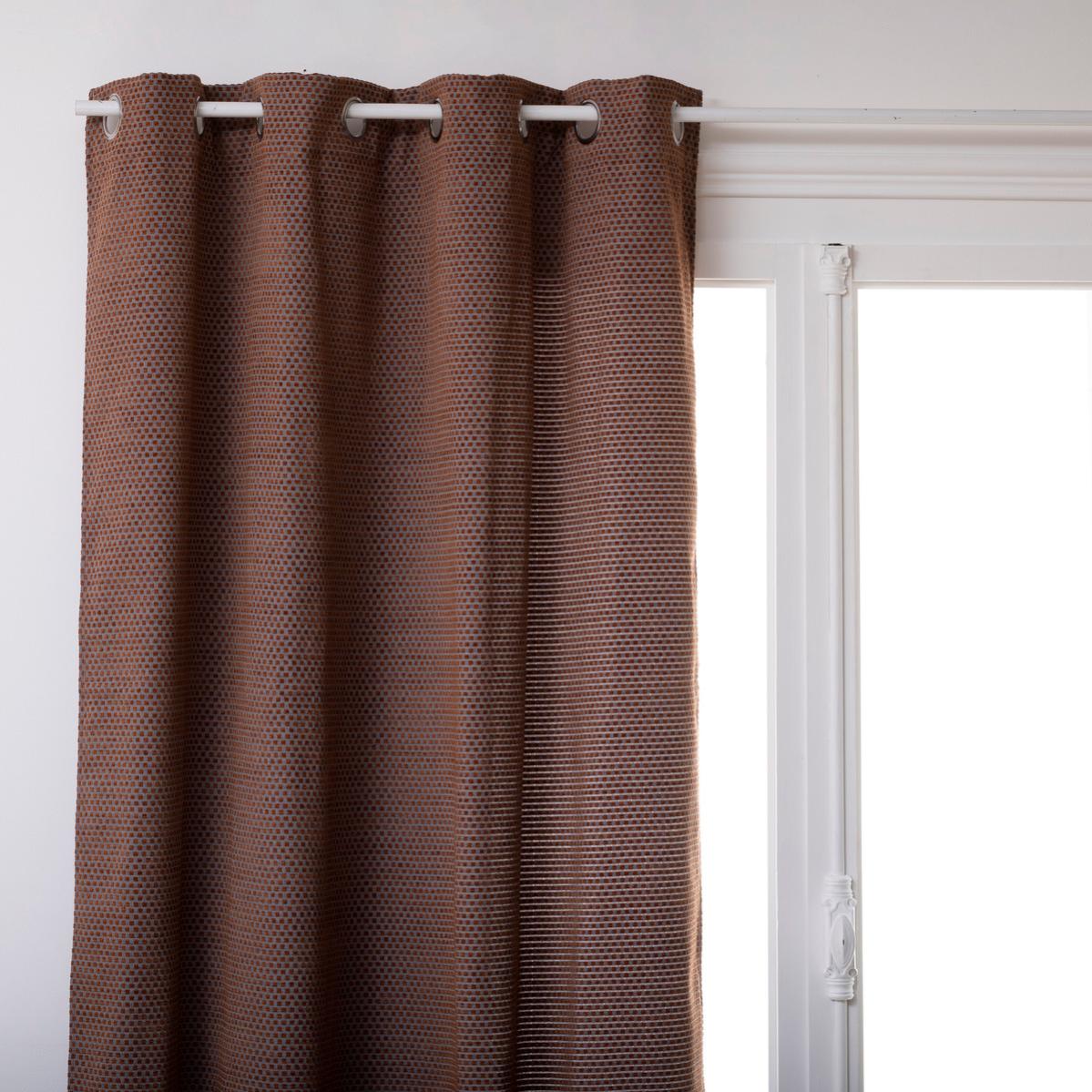 Rideau Chen Youri 140x260 cm terracotta - ATMOSPHERA | Leroy Merlin