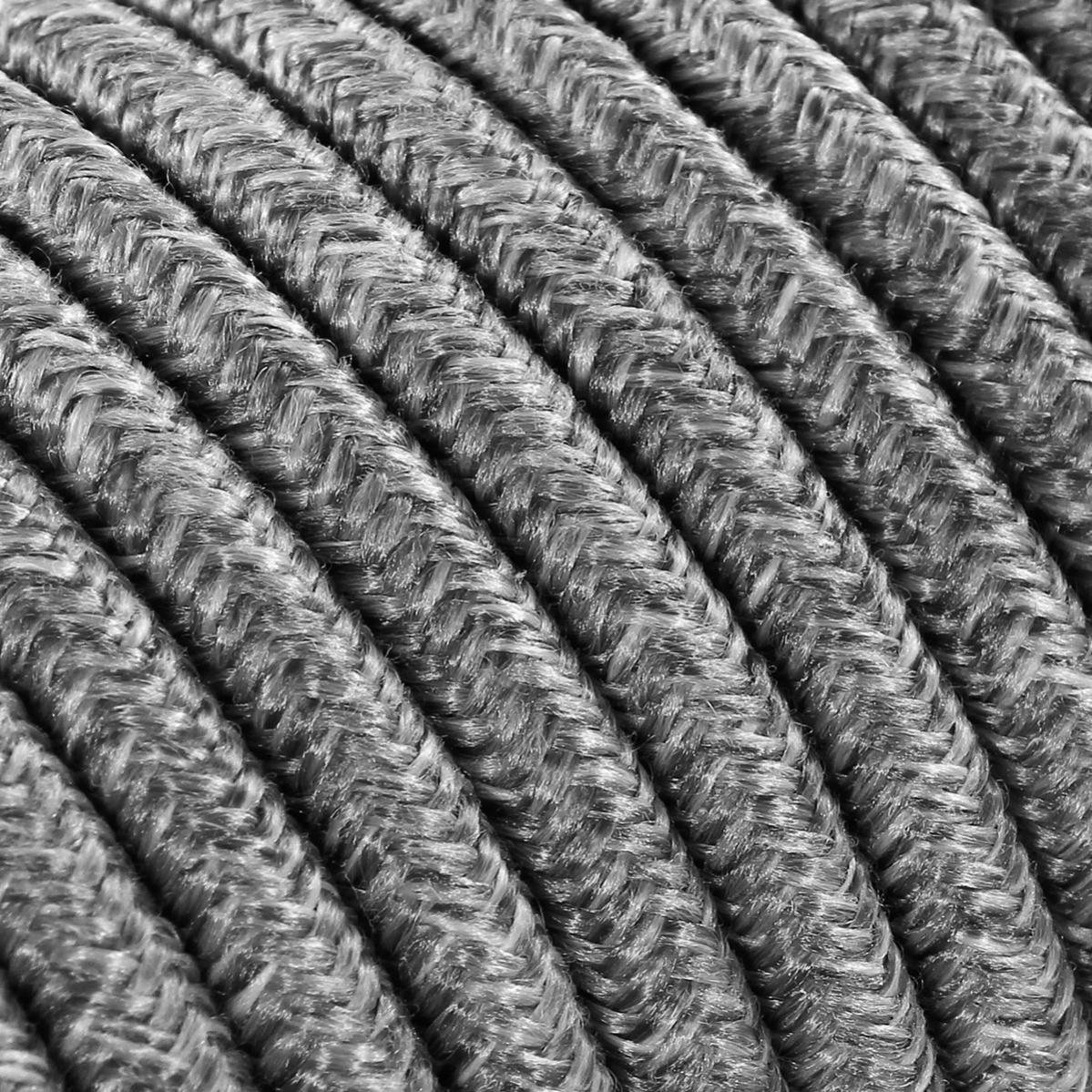 DRESS - Cable textil redondo 3X0,75 1 mt TO402 CANVAS GRIS | Leroy Merlin