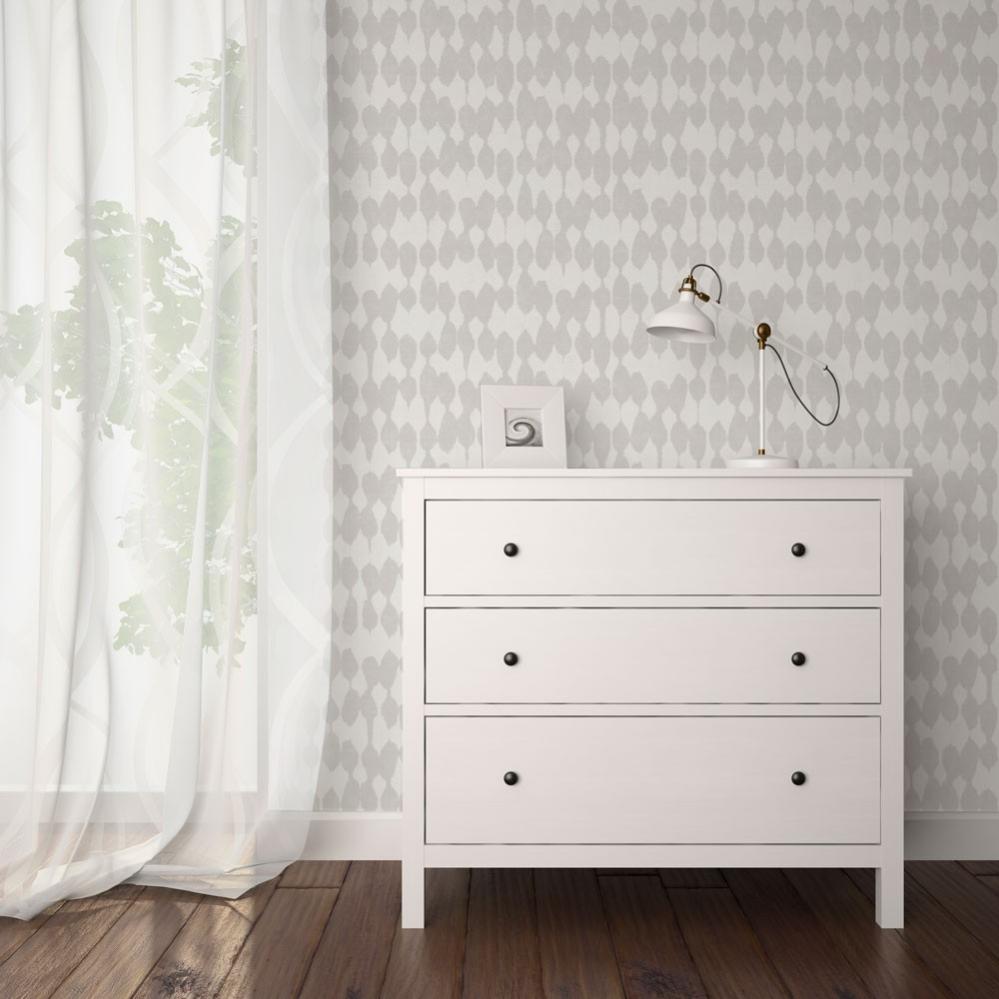 PAPIER PEINT SHIBORI GREY | Leroy Merlin