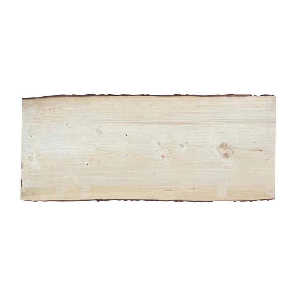 Onlywood Tavola legno grezzo con corteccia Spessore 30 mm- 1200 x 400 ...