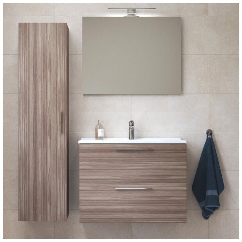 Vitra Mia Mobile lavabo 79x61x39,5 cm per bagno con specchio, lavabo e ...