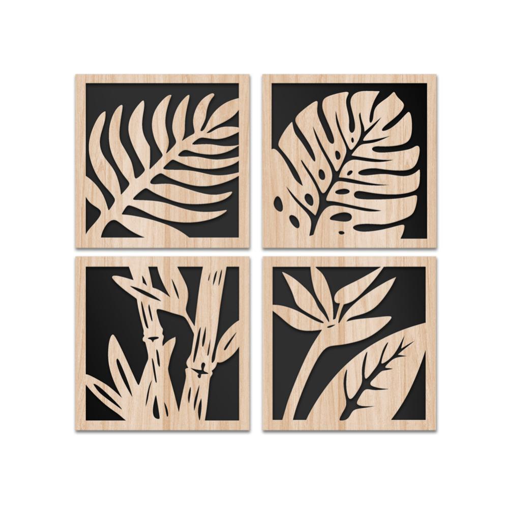 PALMIERS 96x96 cm - Cadre Meuble Composite Bois Et PVC LASERCUT | Leroy ...