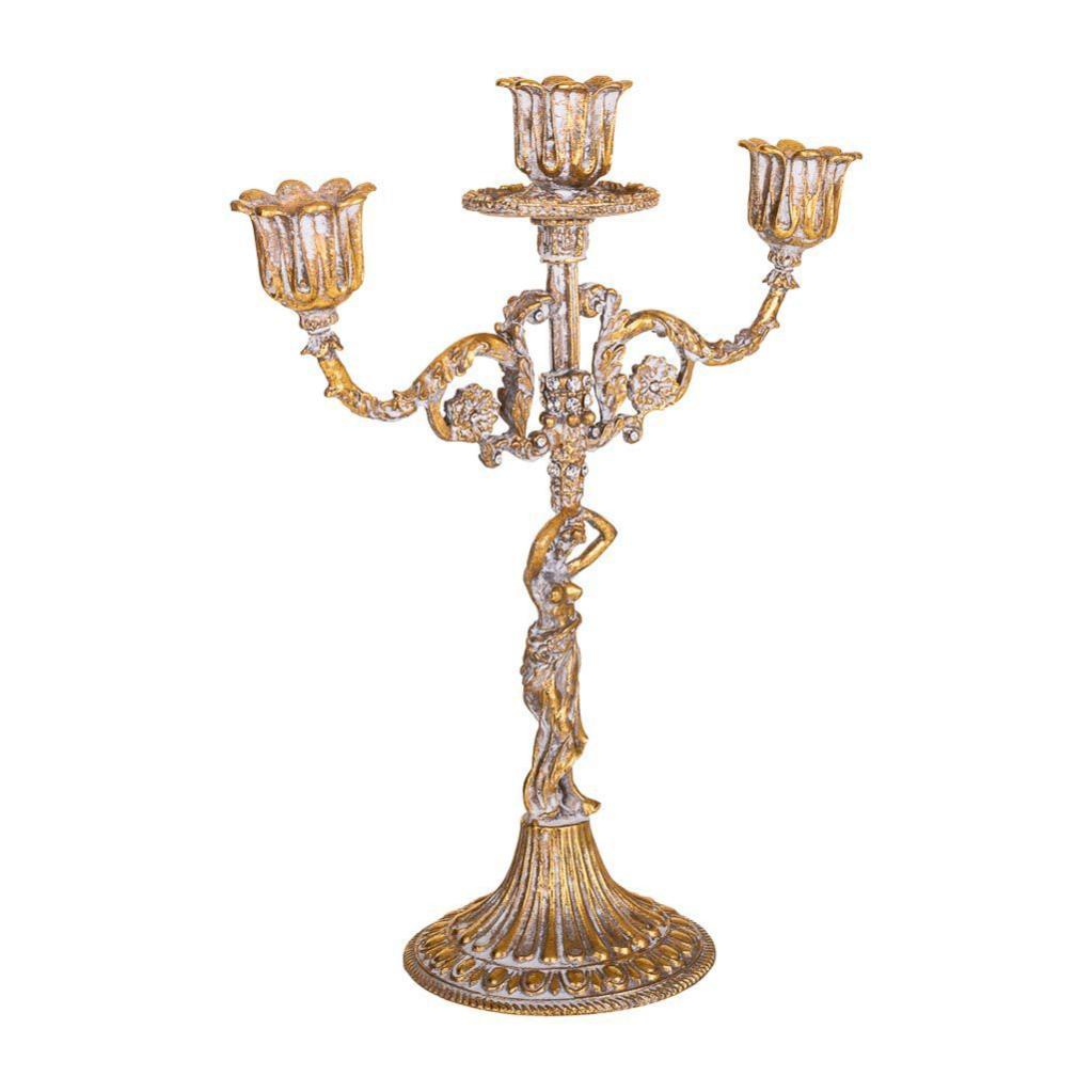Chandelier doré 22x9.5x9.5x26.5h cm | Leroy Merlin