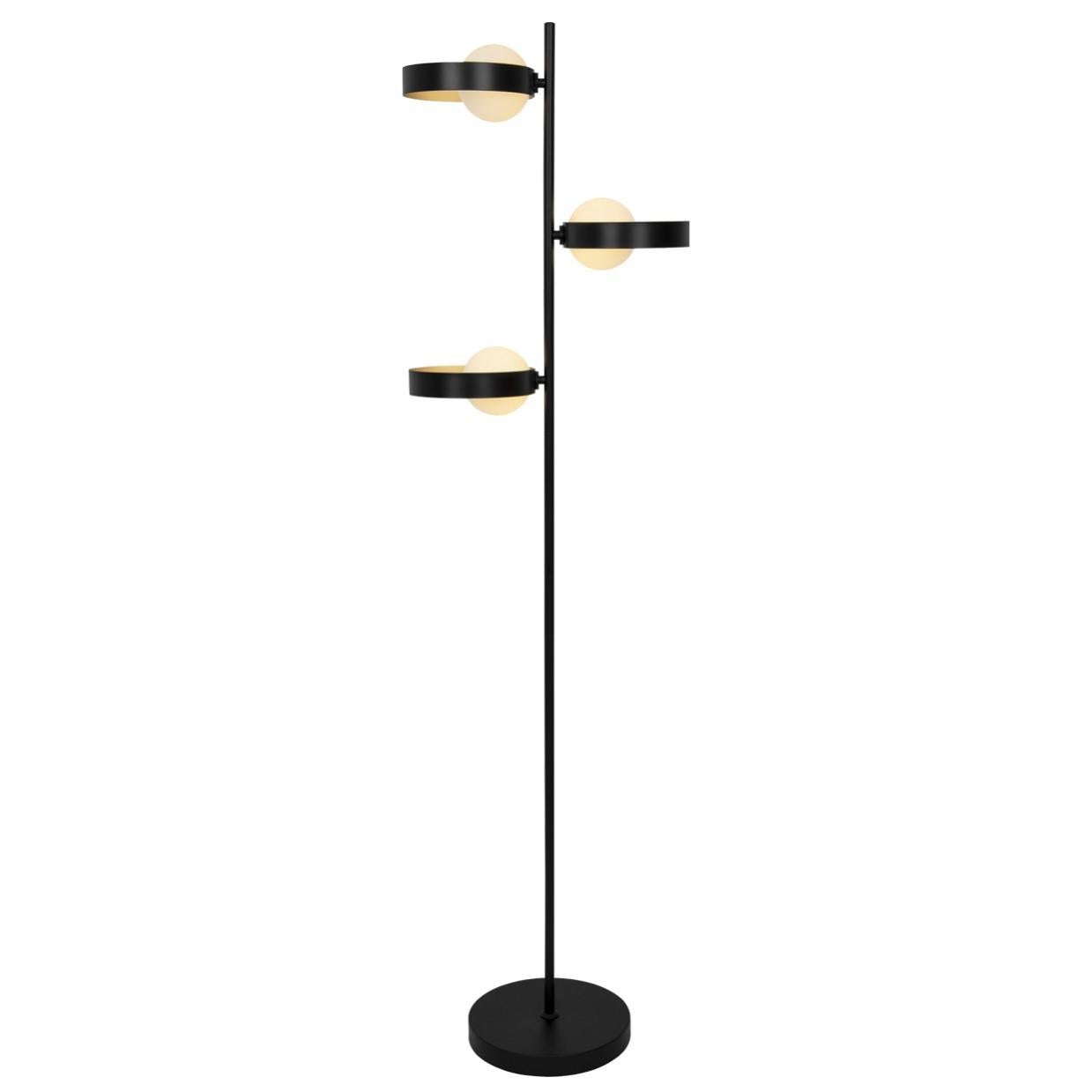 3L ARIANNA LOUNGE STAND BLACK-GOLD 3 X 25W G-9 | Leroy Merlin